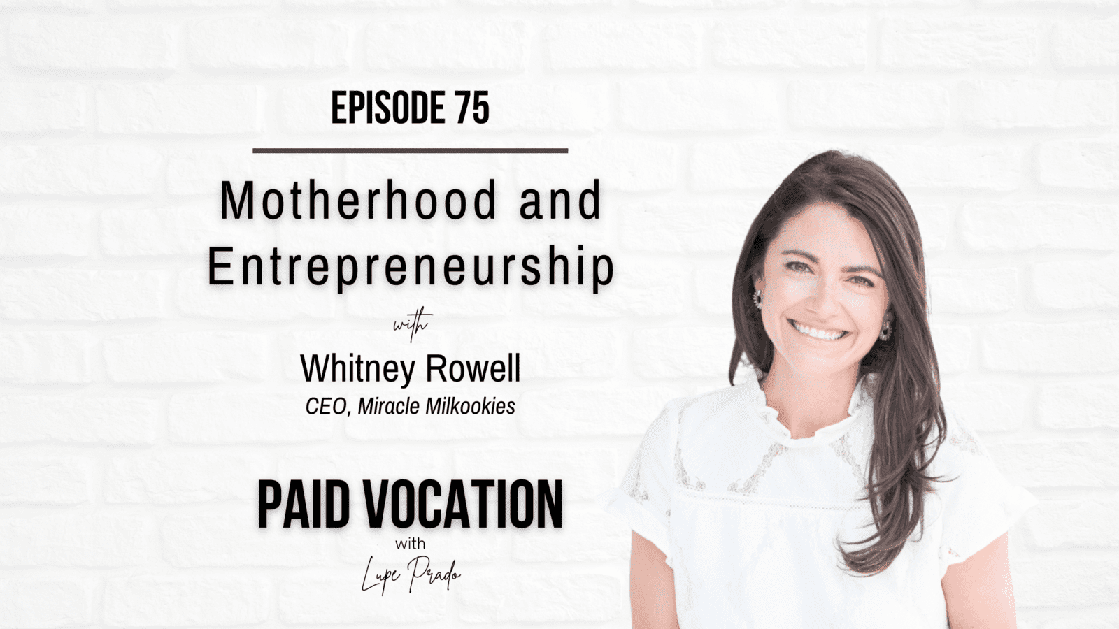 Motherhood and Entrepreneurship with Miracle Milkookies CEO, Whitney ...